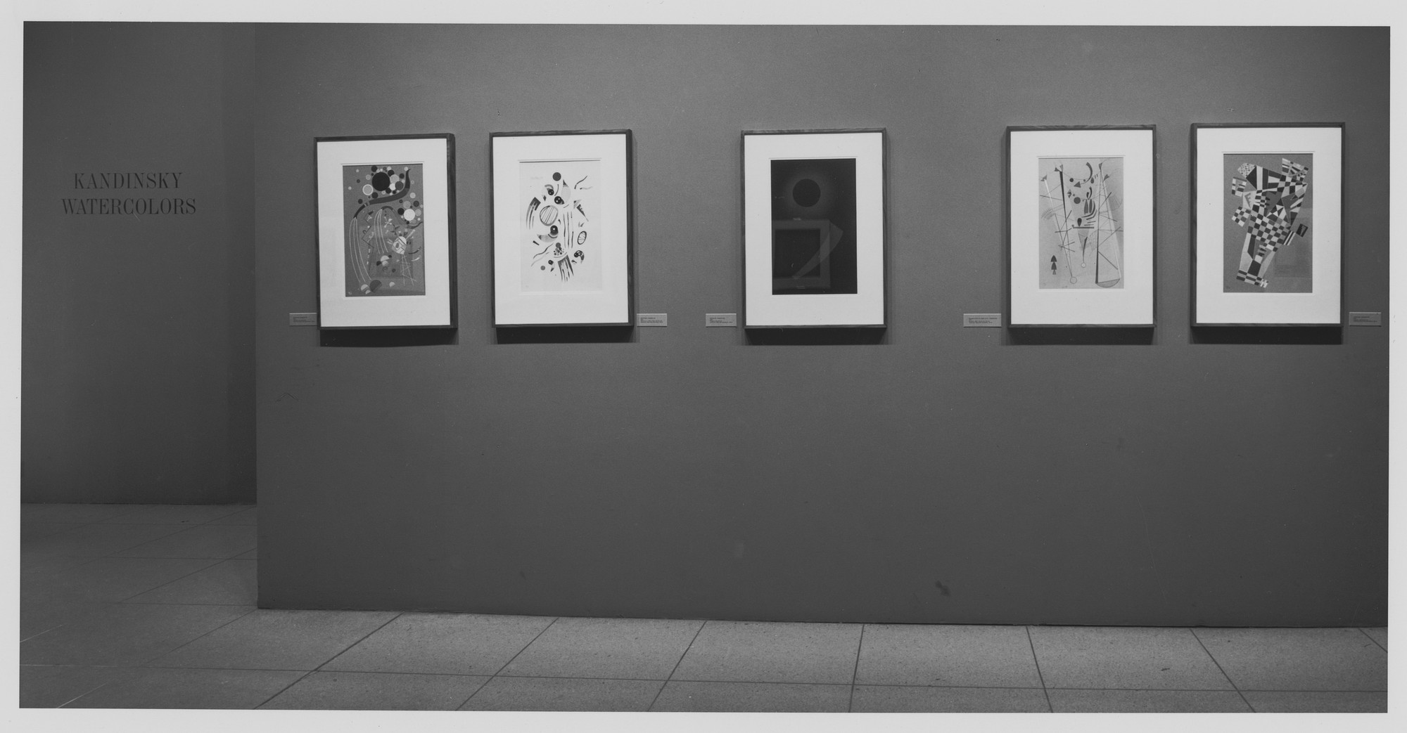 Kandinsky Watercolors on MOMA Exhibition Spelunker