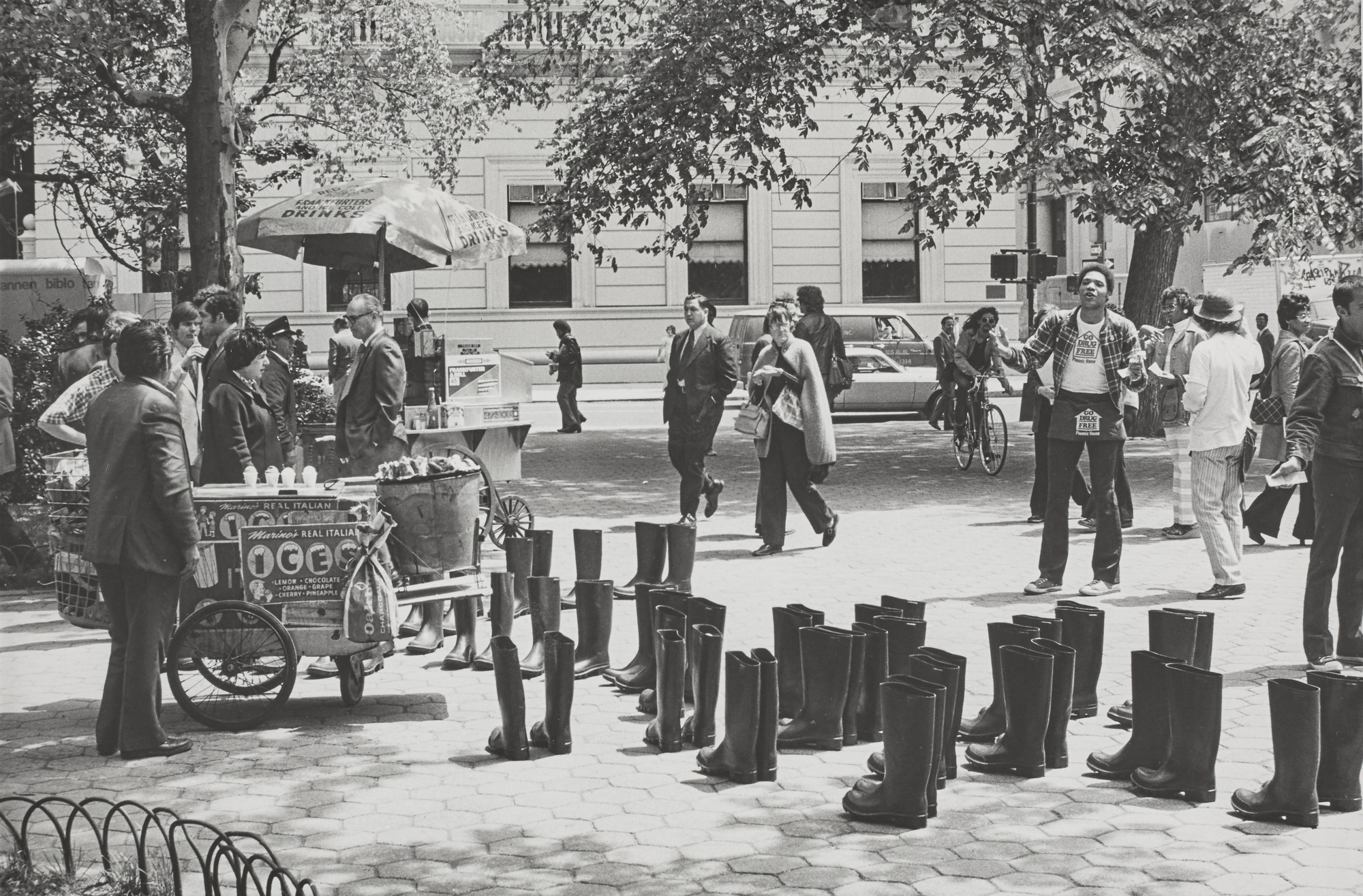 Projects: 100 Boots by Eleanor Antin on MOMA Exhibition Spelunker
