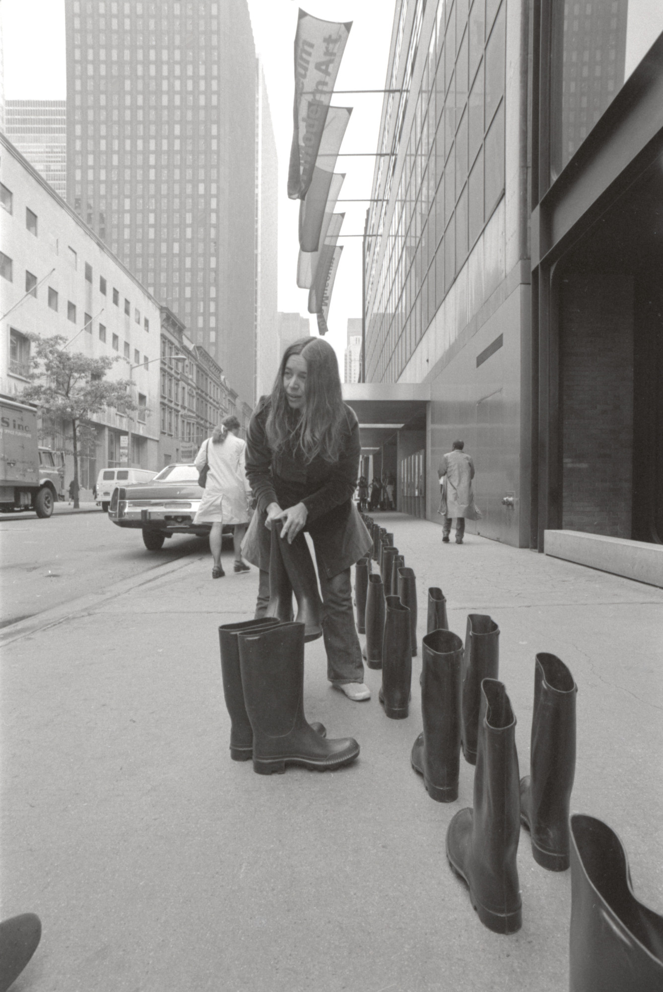 Projects: 100 Boots by Eleanor Antin on MOMA Exhibition Spelunker