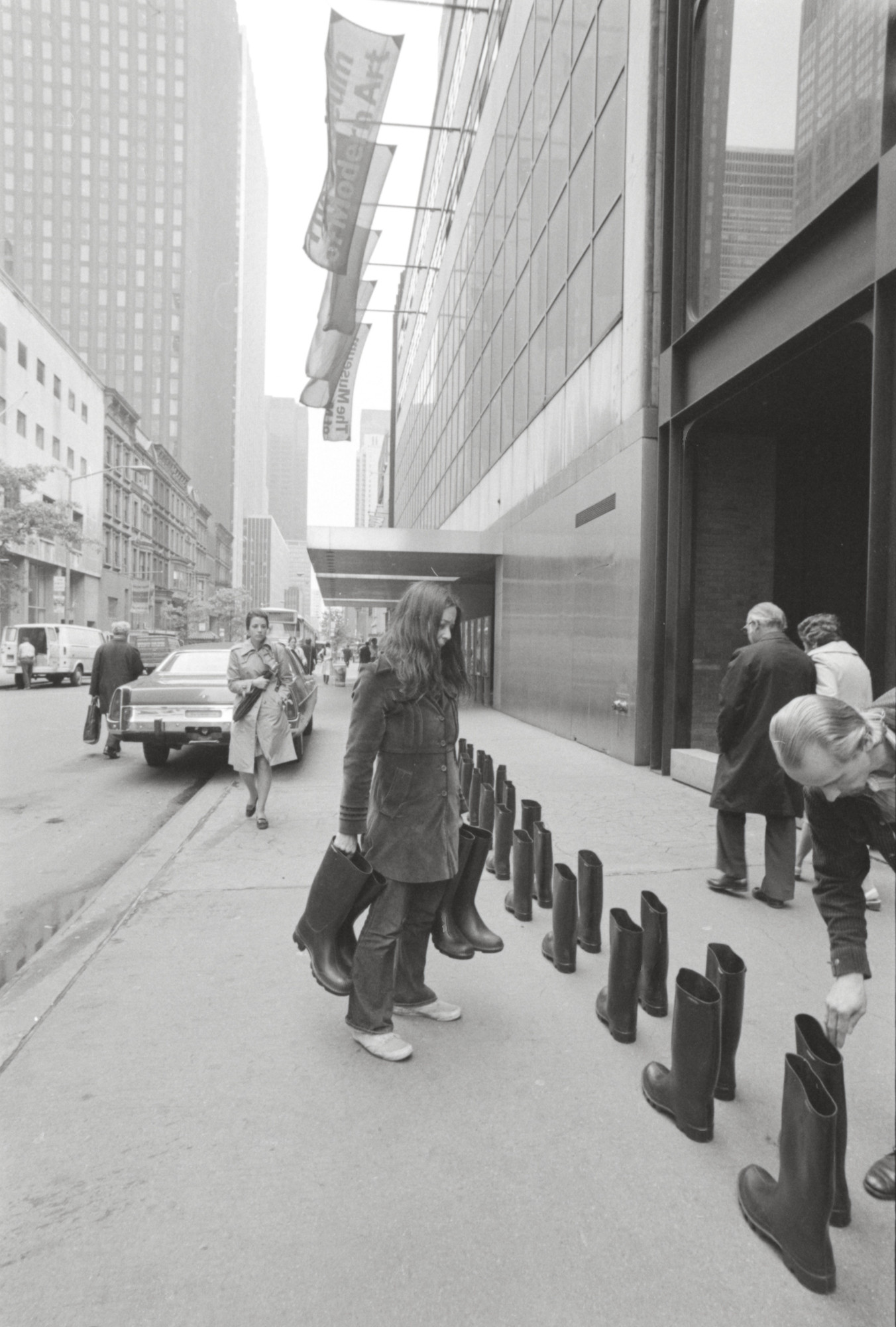 Projects: 100 Boots by Eleanor Antin on MOMA Exhibition Spelunker