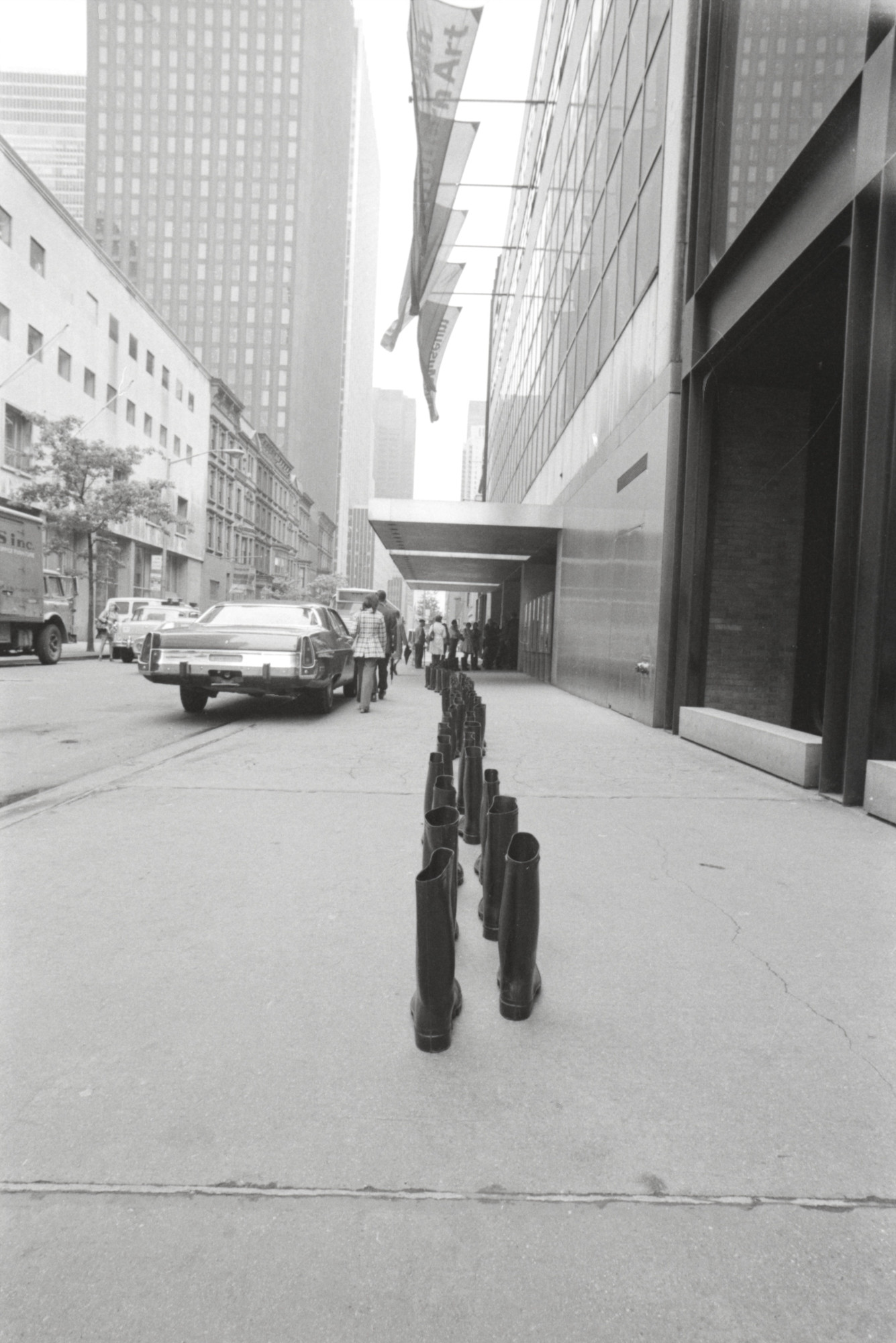 Projects: 100 Boots by Eleanor Antin on MOMA Exhibition Spelunker
