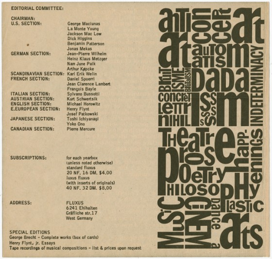 MoMA | Category: Fluxus